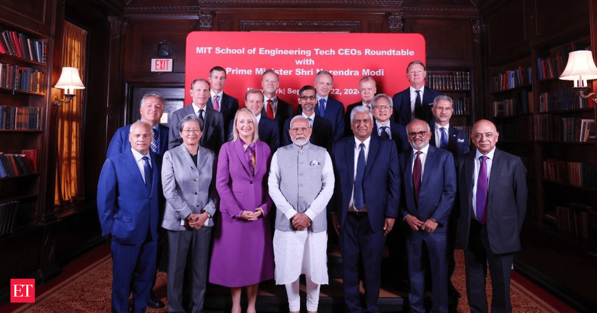 PM Modi Meets Top Tech CEOs in US, Highlights India's Technological ...