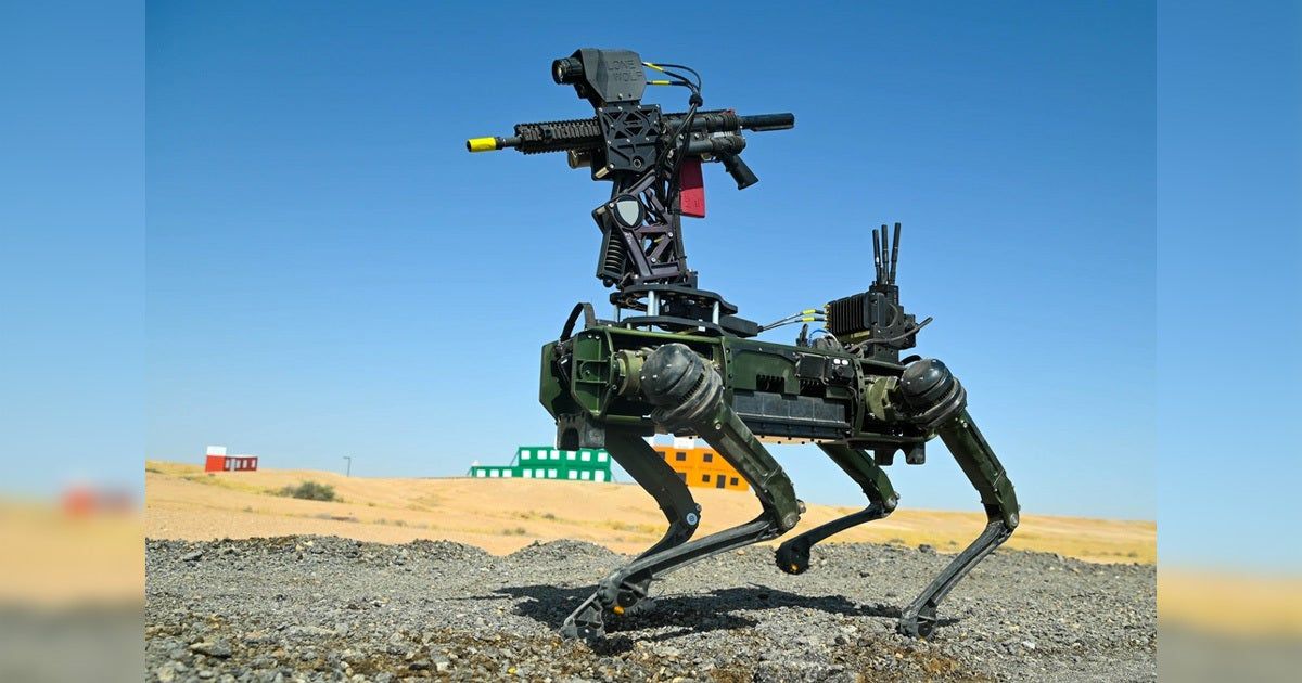 U.S. Army Tests AI-Powered Robot Dogs with Guns in Middle East