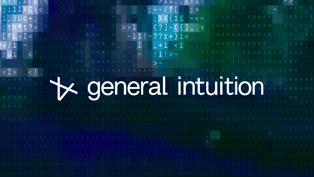 General Intuition Secures $134M Seed Funding for Spatial-Temporal AI ...