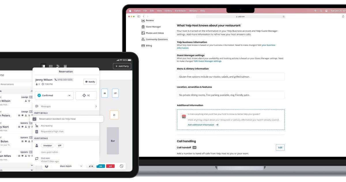 Yelp Introduces AI-Powered Host and Receptionist Tools for Restaurants