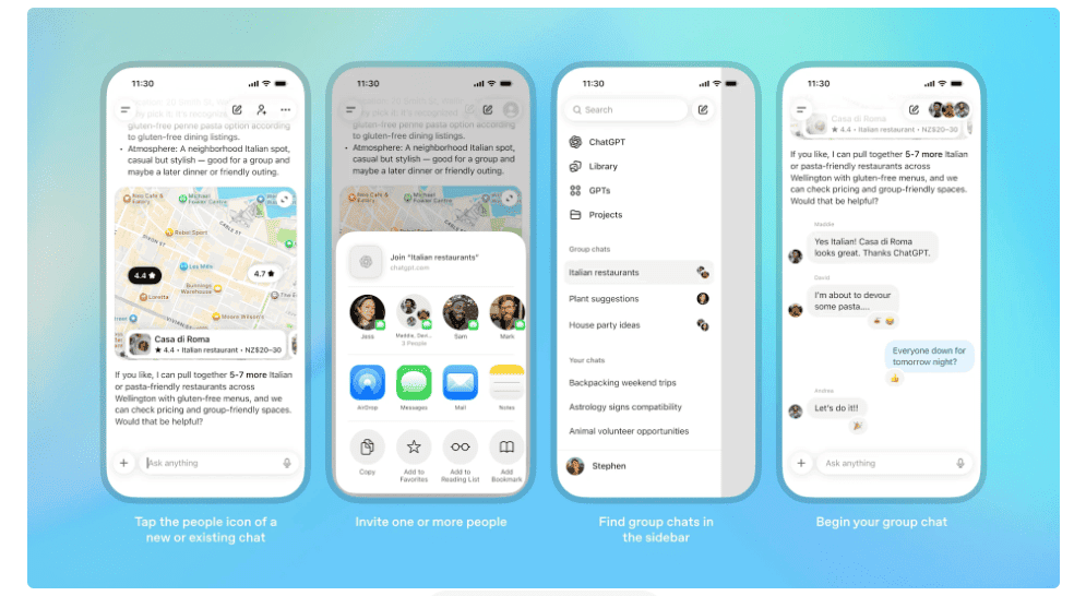 OpenAI Rolls Out ChatGPT Group Chats Globally After Successful Pilot ...