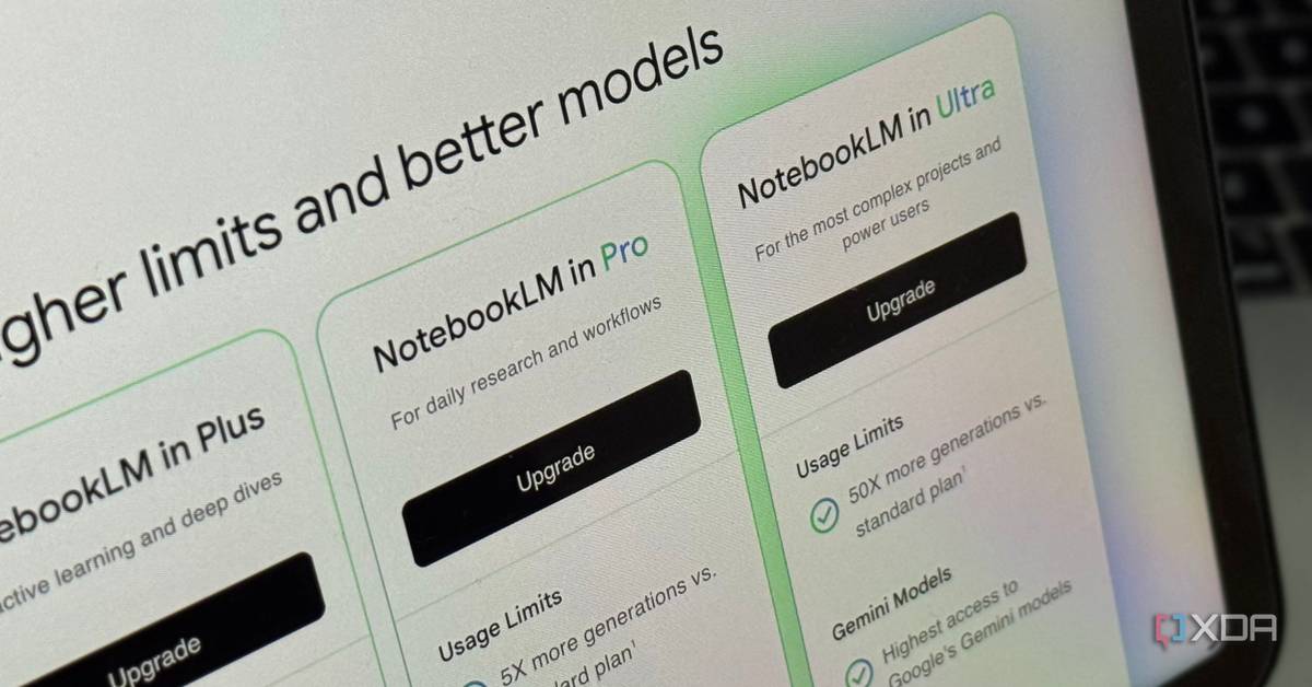 NotebookLM AI Ultra Tier Gets Data Tables & More