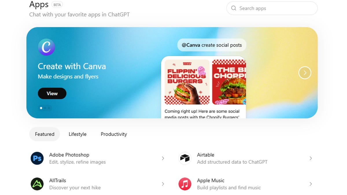 ChatGPT App Store Launches with Third-Party Apps