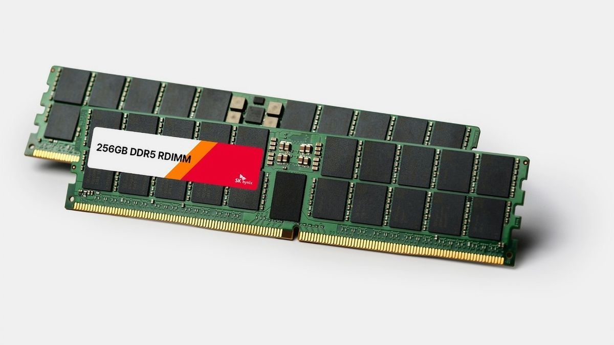 SK hynix 256 GB DDR5 cuts Xeon power by 18%