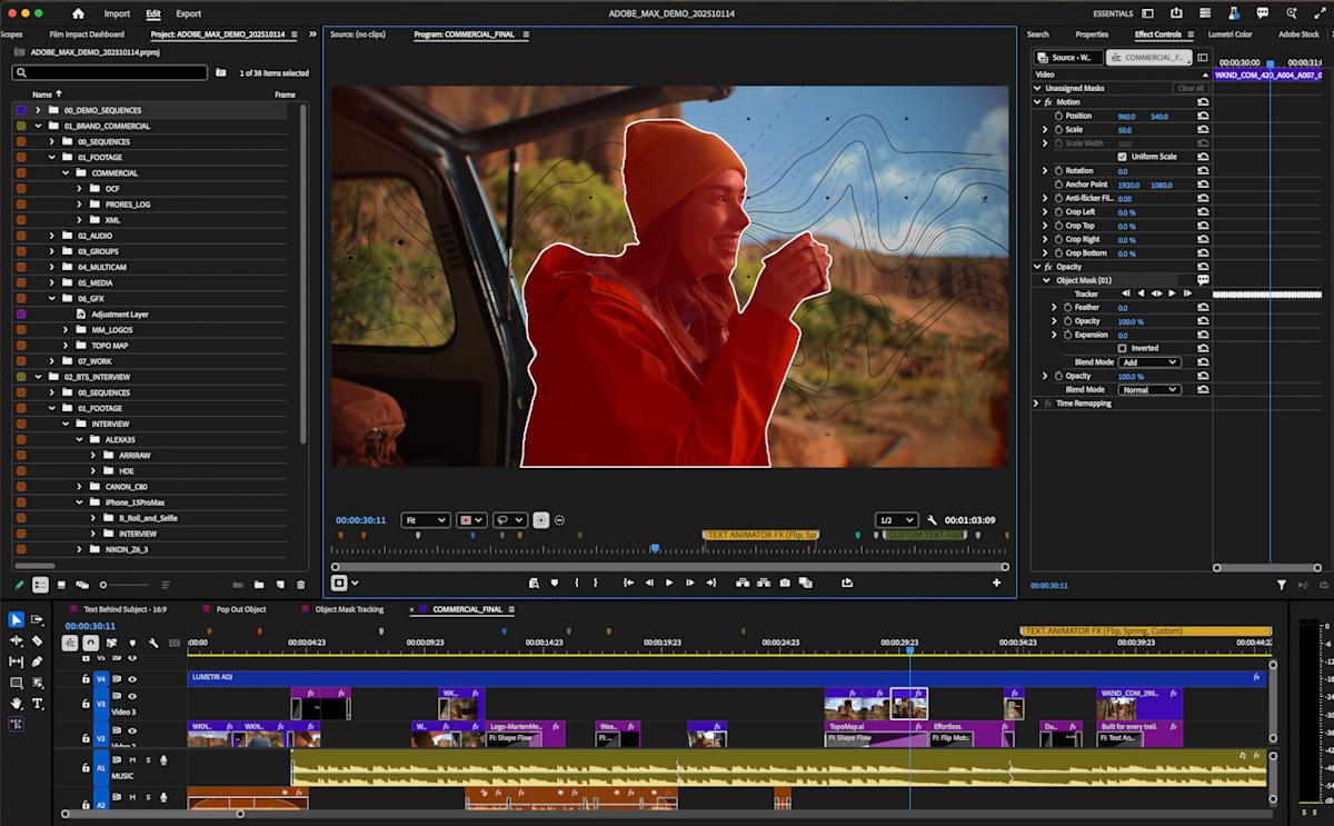 Adobe Premiere Pro Gets AI Video Editing Tools