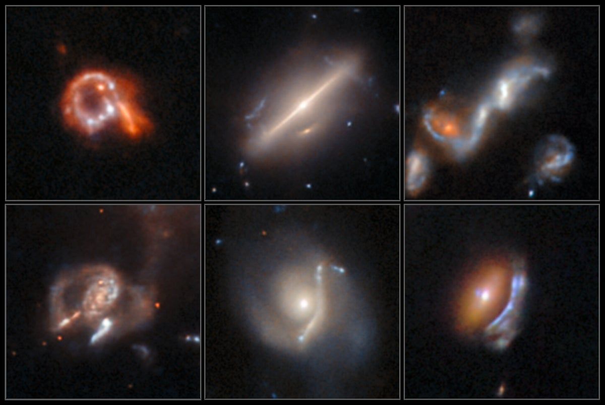 AI Finds 800 Cosmic Anomalies in Hubble Archive