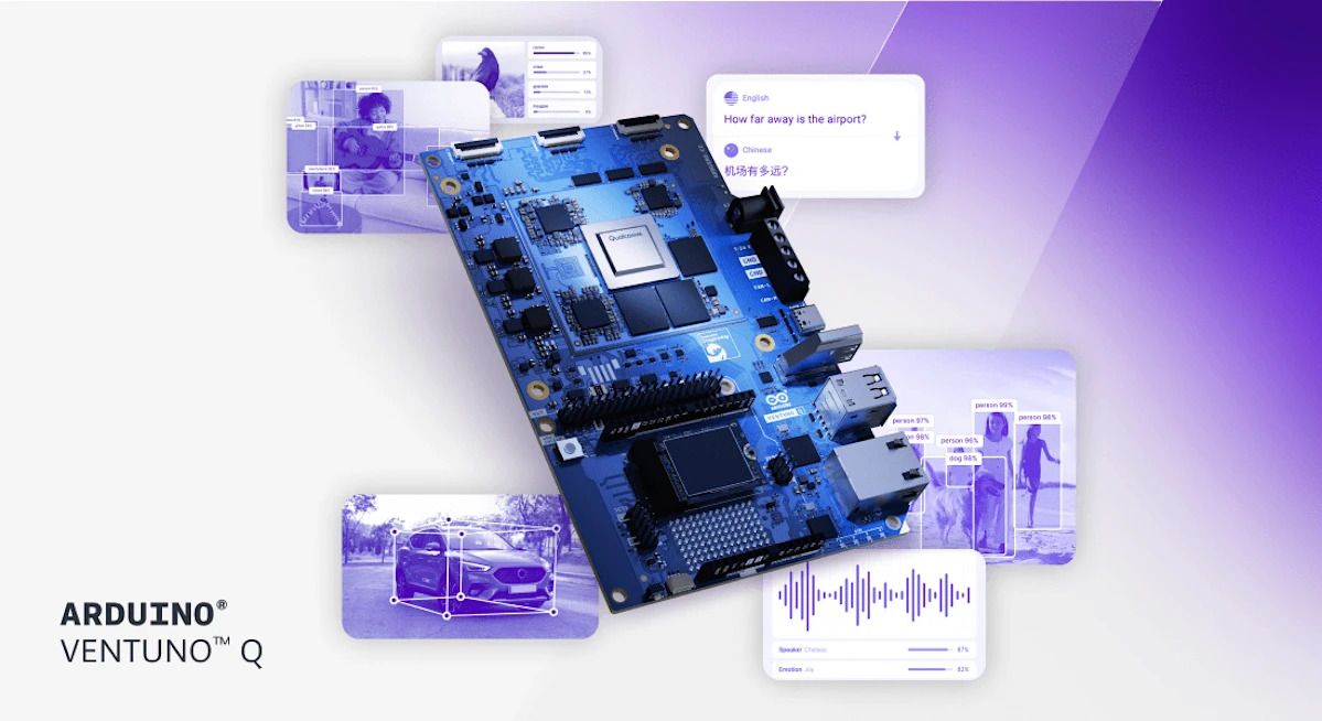 Arduino Ventuno Q: Qualcomm's AI Board for Robotics