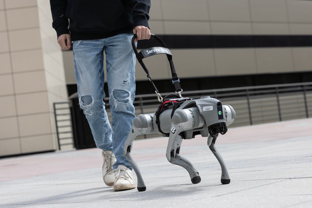 Robotic Guide Dog Uses AI to Talk and Navigate