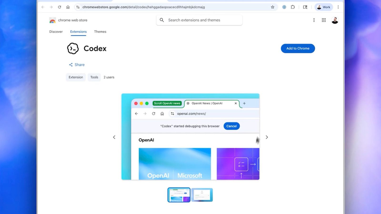 OpenAI Codex Chrome Extension Launches for Coding