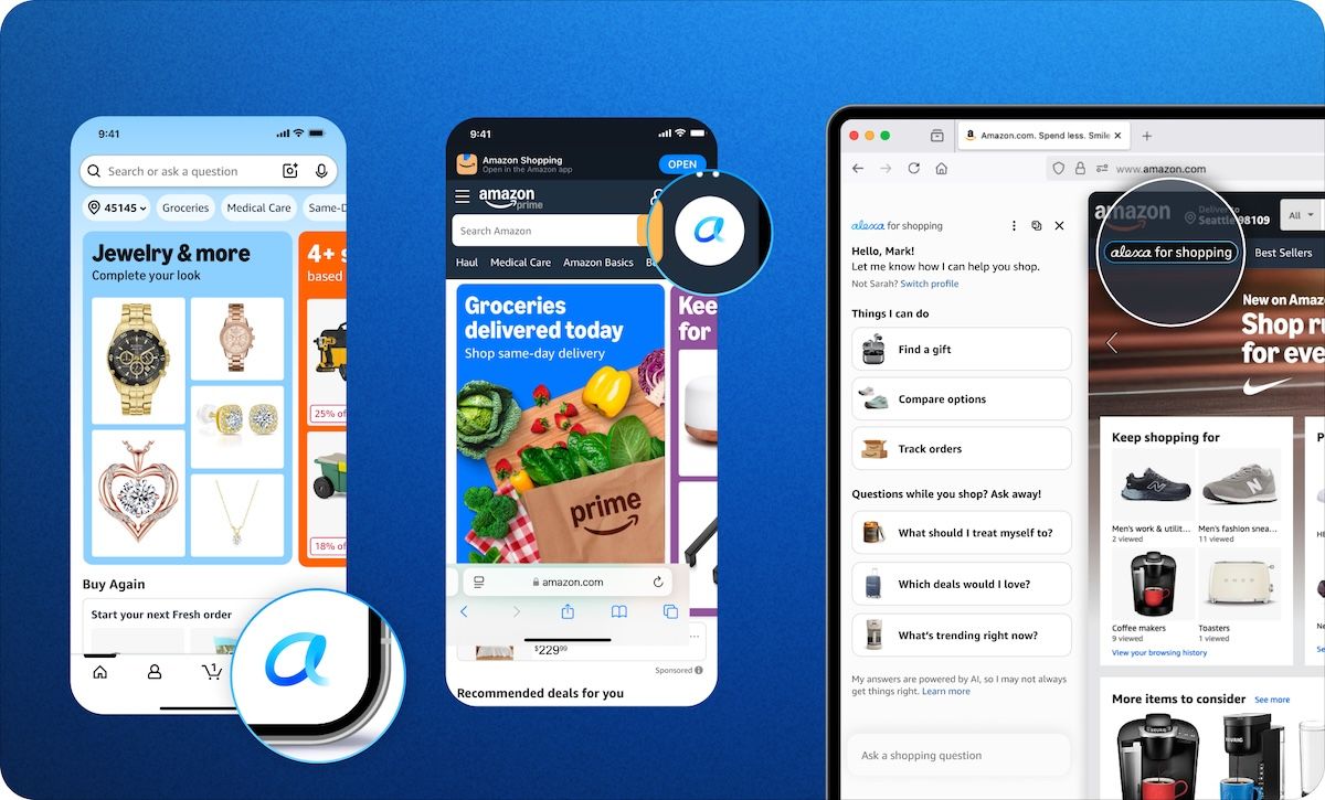 Amazon Alexa for Shopping Replaces Rufus AI Bot