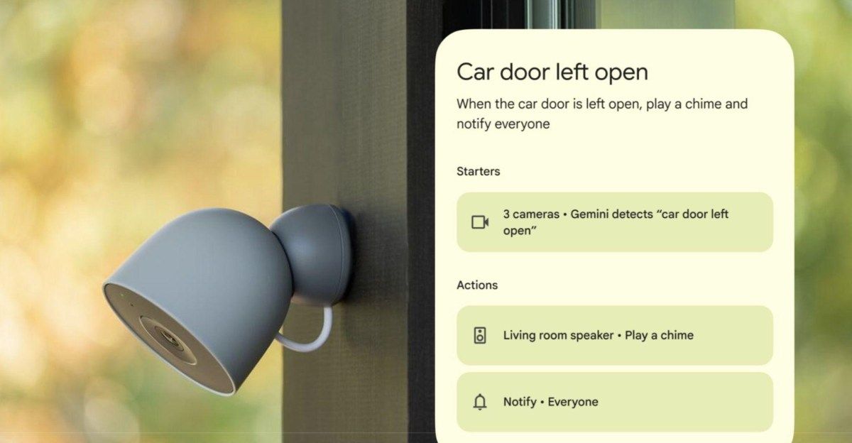 Gemini Google Home Camera Automations Roll Out