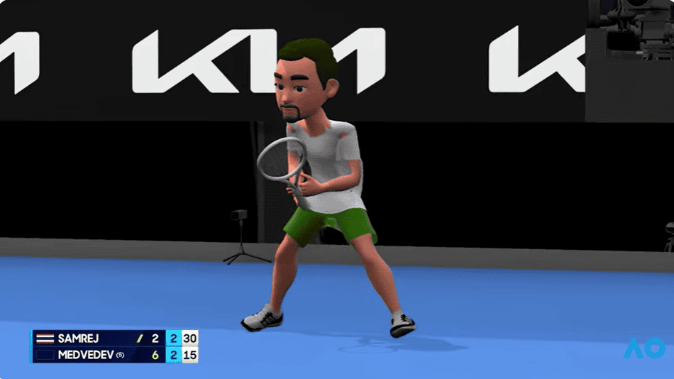 AI Transforms Australian Open Coverage with Wii-Style Animations