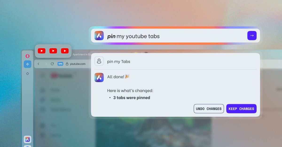 Opera One Introduces AI-Powered Tab Management with Aria Assistant