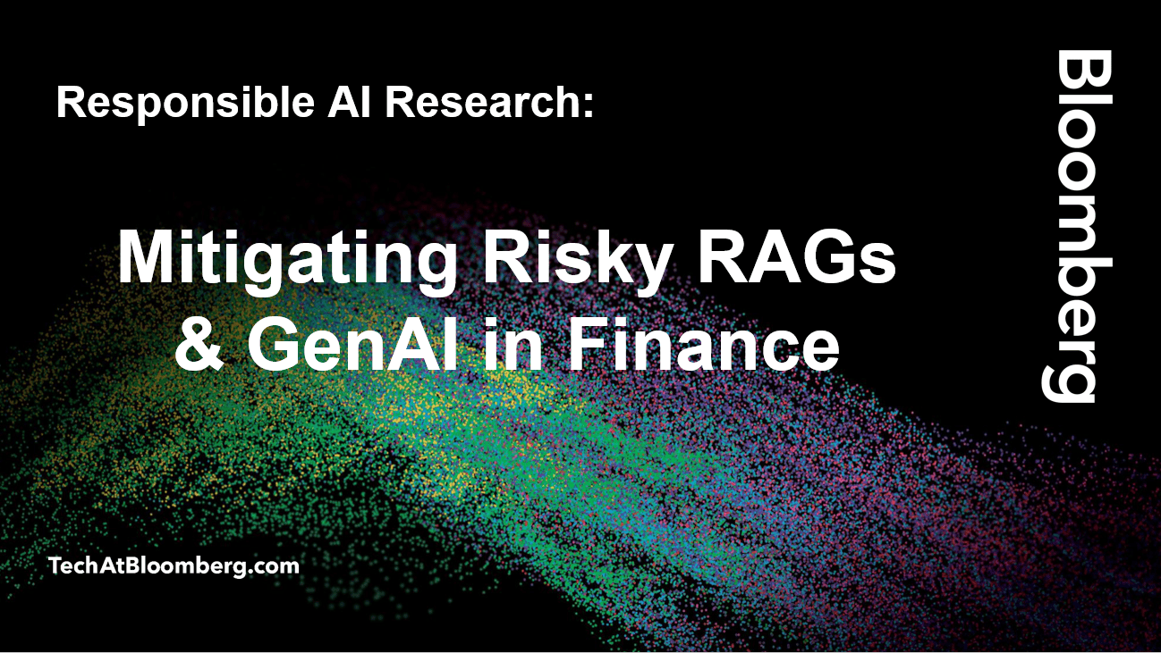 Bloomberg Research Reveals Unexpected Safety Risks in RAG-Enabled AI Models